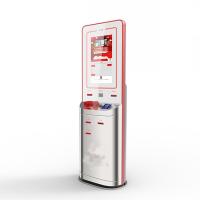 China Utility Bill Payment Self Service Kiosk 17 Inch Touch Screen Steel 1.5mm for sale