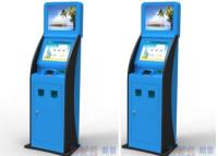 China Desktop 21.5 Inch Touch Screen Self Service Kiosk with Metal Encrypted PIN Pad for sale
