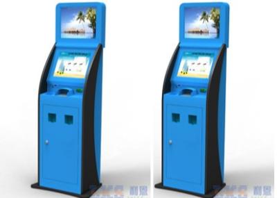 China Desktop 21.5 Inch Touch Screen Self Service Kiosk with Metal Encrypted PIN Pad for sale