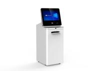China Industrial Self Service Ticket Kiosk 32 Inch IR Touch Screen with Printer and Card Reader for sale