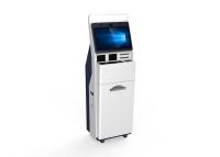China Check Card Bill Payment Kiosk 16 Metal Keys ATM Design PCI Encrypted Pinpad 17 Inch Touch Screen for sale
