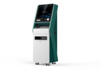 China Self-Service Bill Payment Kiosk with 17 Inch Touch Screen and Motorized Card Reader for sale