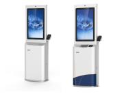 China Self Service Change Pay Touch Kiosk for Charity Donation 1.5mm Steel for sale
