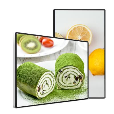 China 400 Nits 8ms Wall Mounted Digital Signage Menu Board with 17-19 Inch Display and Android/Windows Support for sale