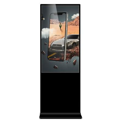 China Indoor Floor Standing Advertising Billboard 1920x1080 300cd/m2 8ms Android Windows for sale