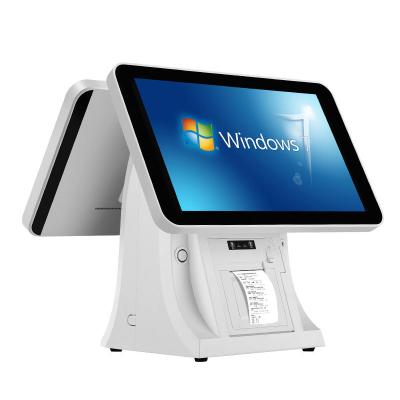 China 15.6 Inch All-in-One POS System with Intel J1800 2.4GHz, 1366x768 Touch Screen and Built-in Thermal Printer for sale