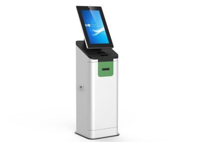 China Freestanding Self Service Kiosk with Passport Reader - 17-65 Inch Touchscreen, 110-240V Power Supply for Airport Use for sale