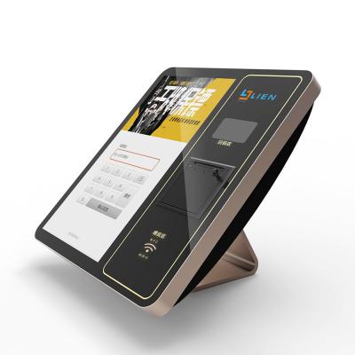 China LKS Self-Service Ticket Kiosk with Barcode/QR Scanner and Thermal Printer for Cinema Events for sale