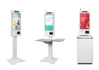 China 24 Inch Self Service Ordering Kiosk with 10-Point Touch Screen, 4GB RAM, and Multiple Payment Options for Restaurants for sale