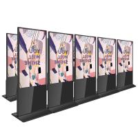 China 65 Inch Floor Standing Digital Signage Touch Screen Kiosk with 1920x1080 Resolution for Indoor Advertising for sale