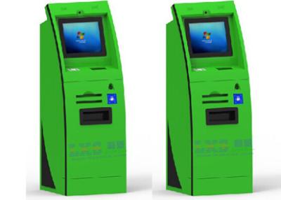 China Slim Curve A4 Laser Printer Self Service Kiosk With Passport Scanner / Webcamera for sale