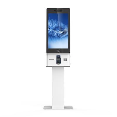 China Floor Standing Self Ordering Payment Kiosk 21.5 Inch Touch Screen for Fast Food Chains for sale
