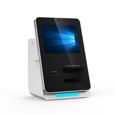 China Dual Screen Hotel Self Service Check In Out Kiosk with Intel I3 4G RAM 120G SSD for sale