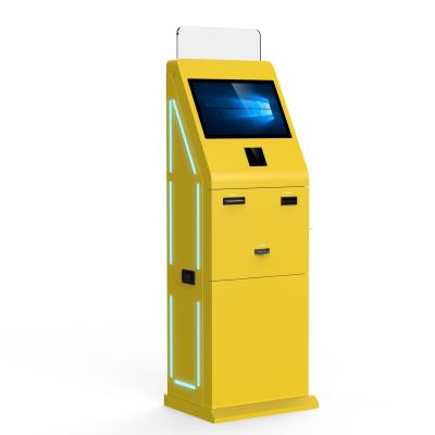 China 19 Inch Hotel Room Key Dispenser with Encode QR Scanner Passport Scanner 175pcs Card Capacity for sale