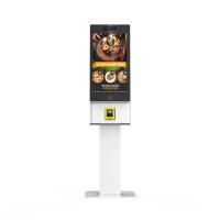 China 21.5 Inch Floor Standing Self Service Restaurant Kiosk with VPOS - 4GB RAM 500GB HDD 10-Point Touch for sale
