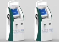China Touchscreen Laboratory Test Report Printer Health Kiosk with Platform Scale 17 inch 220V for sale