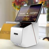China Android 10 Inch Hotel Check In Card Dispenser Kiosk with Thermal Printer 110V 240V for sale