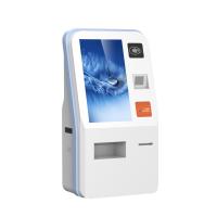 China Hospital Healthcare Kiosk with RFID Medical Card Reader and 80mm Lab Reports Printer 21.5 Inch Touchscreen for sale