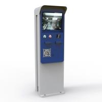China Outdoor ETCP Parking Payment Kiosk with 17 Inch Touch Screen, Weatherproof Design and Multiple Payment Options for sale