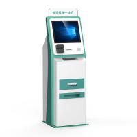 China 19 Inch Touch Screen Hotel Check In Kiosk with Passport Scanner and Key Card Dispenser for sale