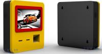 China Bi-channel Amplified 58mm Self Service Ticket Machine 21.5 Inch Touch Screen for sale