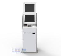 China Powder Coated Steel Free Standing Kiosk 17 Inch Touch Screen for Lottery Ticket Printing for sale
