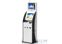 China 17 Inch Cold Rolled Steel Digital Kiosk Display with ID Scanner and Card Issue Modules for sale