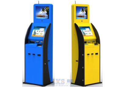 China Indoor Dual Display Self Service Payment Kiosk 17 inch Touch Screen with POS Terminal for sale