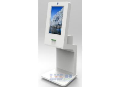 China Library Card Dispenser Self Checkout Kiosk 17 Inch Touch Screen Cold Rolled Steel Free Standing for sale