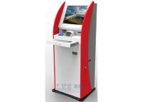 China Automatic Bill Payment Kiosk 17 Inch Touch Screen with Metal Keyboard Encrypted PCI Pin Pad for sale