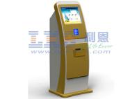 China Self Service ID Check In Kiosk with 17 Inch Touch Screen and Receipt Printer for sale