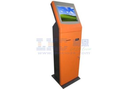China Gift Card Self Checkout Kiosk 17 Inch Touch Screen with Card Dispenser and Cash Validator for sale