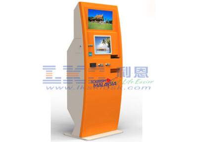 China 32 Inch Dual Touch Screen Promotional Kiosk with Coin Acceptor and Bill Validator for sale