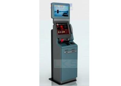 China Self Service Ticket Kiosk with Cash Acceptor 17 Inch Touch Screen Industrial PC for sale