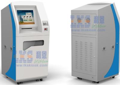 China Prepaid Card Kiosk with 17-inch Touch Screen, Card Dispenser and Receipt Printer for Retail and Banking Applications for sale