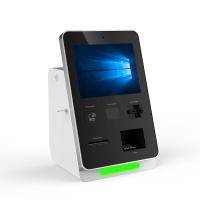China 15.6 Inch Desktop Self Service Payment Kiosk with Card Reader for Hotel Check-in for sale
