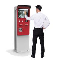 China Anti Vandal 10 Point Touch Smart Parking Payment Kiosk 17 Inch LCD Self Service Terminal for sale
