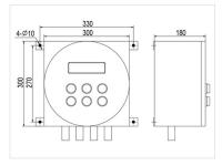 China Explosion-Proof Instrument with 32-Bit ARM Processor RS485 RS232 4-20mA Output 300x300x150mm for sale