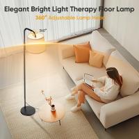China Floor-standing Light Therapy Lamp 10000 Lux with Adjustable Color Brightness & Timer Function for Home and Office for sale