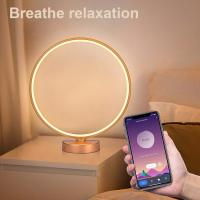 China 10000 Lux Smart Light Therapy Lamp APP Control Sad Table Lamps With Adjustable Timer for sale