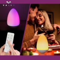 China E9 Wobble Egg Lamp – Portable Table Lamp with 44 Color Modes, Remote Control & 2000mAh Battery for sale