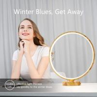 China 16W Light Therapy Lamp 10000 Lux with Remote Control and 2700K Color Temperature for Sunlight Therapy for sale