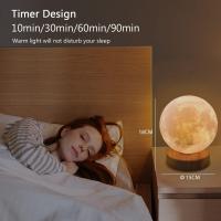 China 24W Dimmable Moon Sad Lamp with 10000LUX Light Therapy for Home and Office for sale