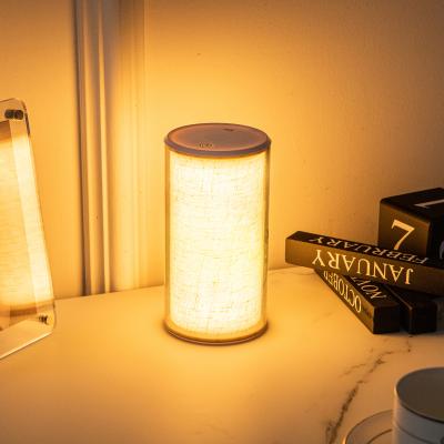 China 2700K Dual Color LED Table Lamp with Gravity Sensor and Rechargeable Lithium Battery for sale