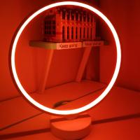 China Custom 8W RGB Color Changing Dimmable LED Table Lamp with Remote Control for sale