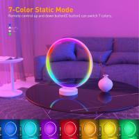 China Custom 8W RGB Color Changing Dimmable LED Table Lamp with Remote Control for sale