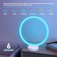China 3000K Color Temperature RGB Table Lamp with APP Control and Aluminium Material for Living Room for sale