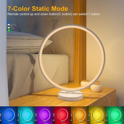 China 3000K Color Temperature RGB Table Lamp with APP Control and Aluminium Material for Living Room for sale