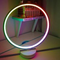 China Dimmable Round LED Table Lamp 100V - 240V Mood Bedside Lamp for sale