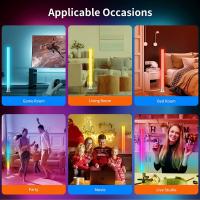 China Modern Smart RGB 2700K Floor Lamp with APP Control for Home Party and Decoration for sale
